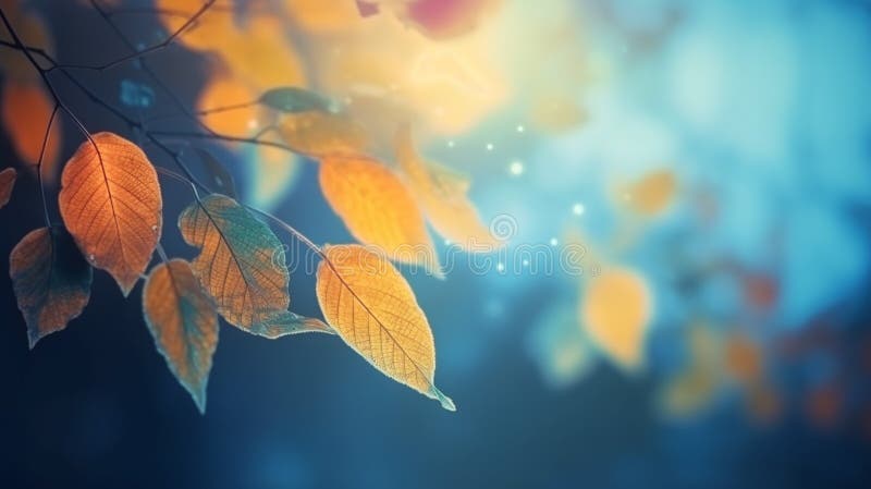 Magical Fall Background. AI Generated Stock Illustration - Illustration ...