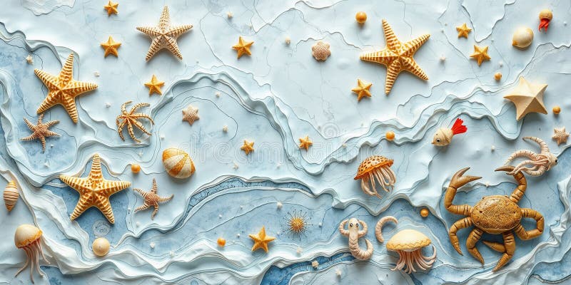 Magical Fantasy Under the Sea World Stock Photo - Image of marine ...