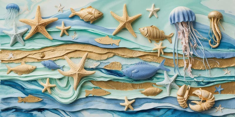 Magical Fantasy Under the Sea World Stock Photo - Image of fantasy ...