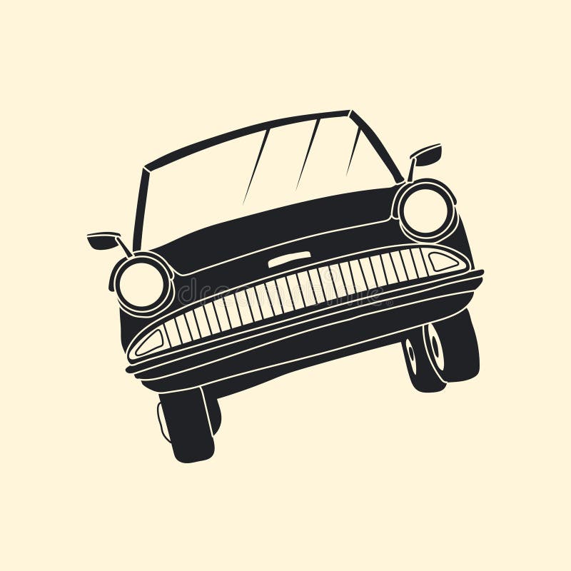 Magical Flying Car. Hand Drawn Vector Illustration Stock Vector ...