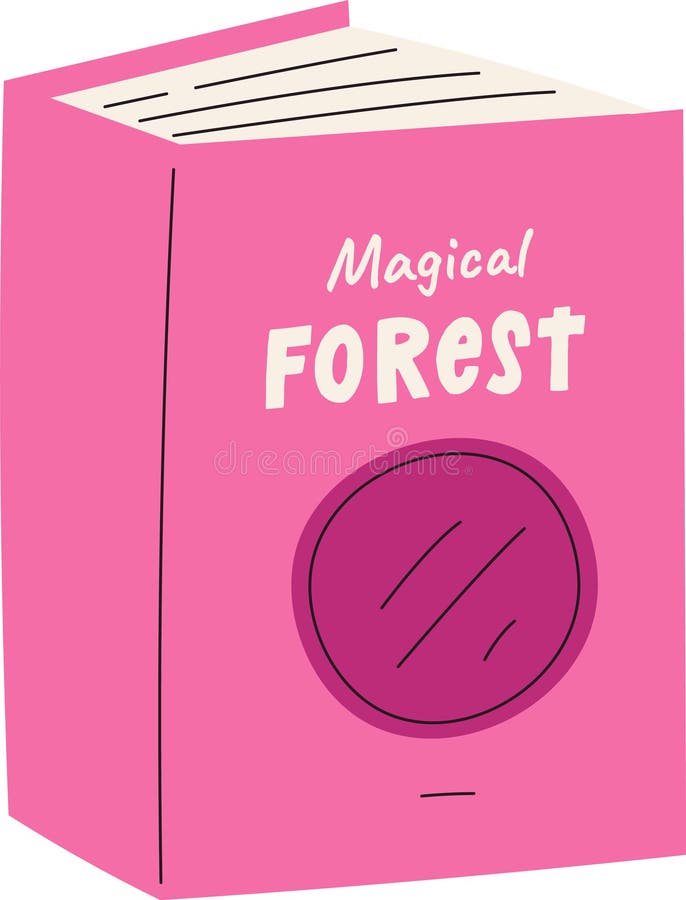Magical Forest Book stock vector. Illustration of forest - 303663648