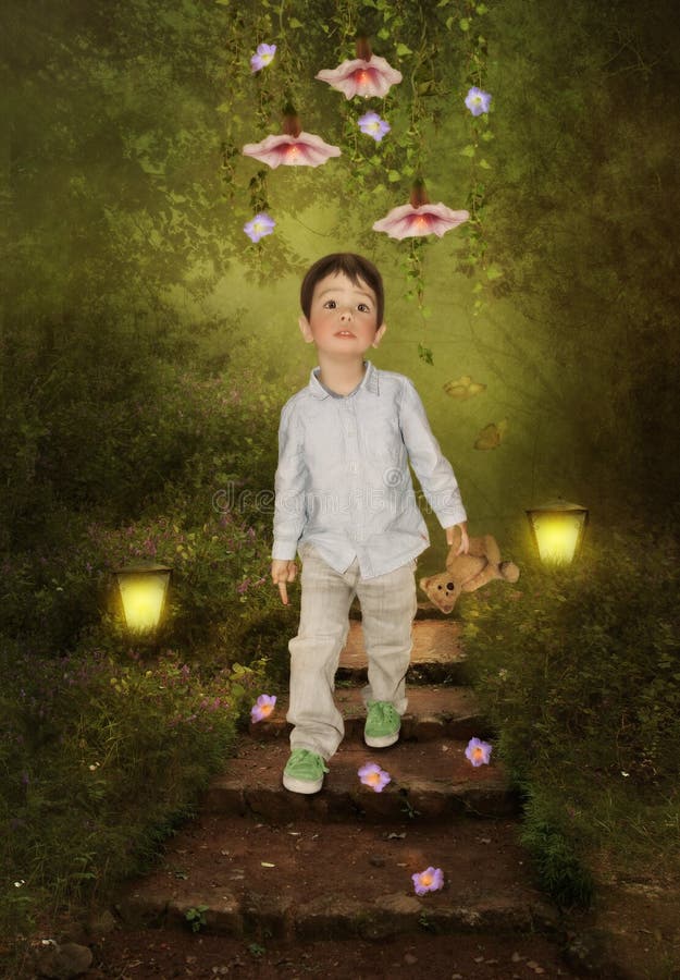 Magic Forest stock photo. Image of tale, childhood, fantasy - 43525788