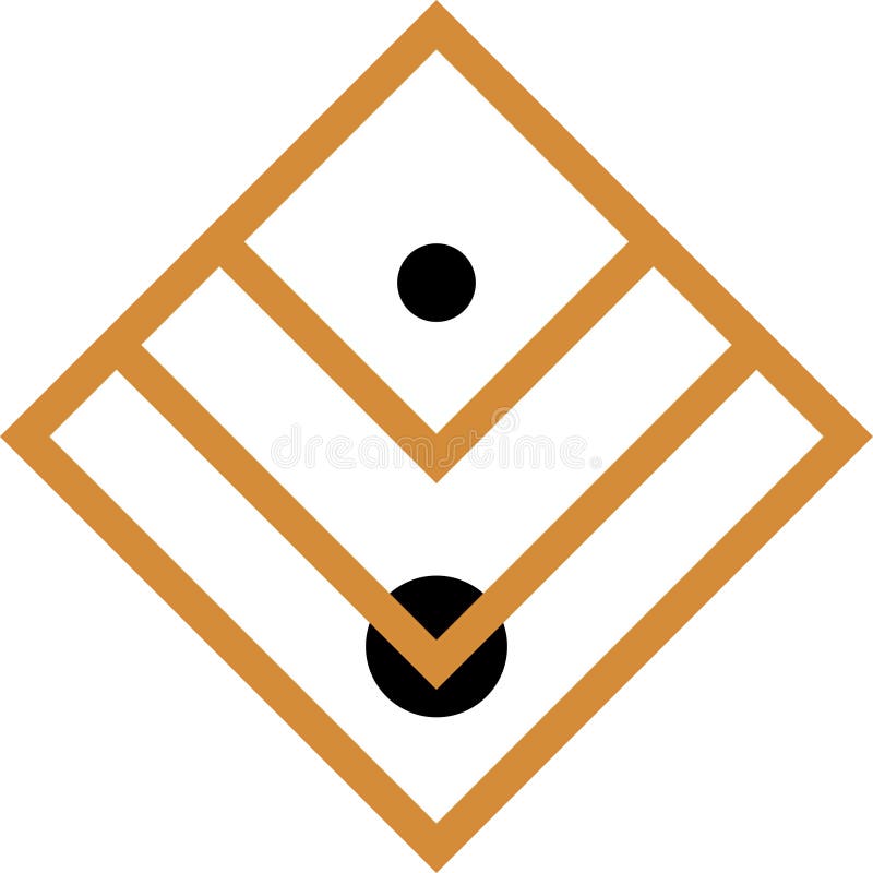 Magical Geometric Squares Symbol Stock Vector - Illustration of sacred ...