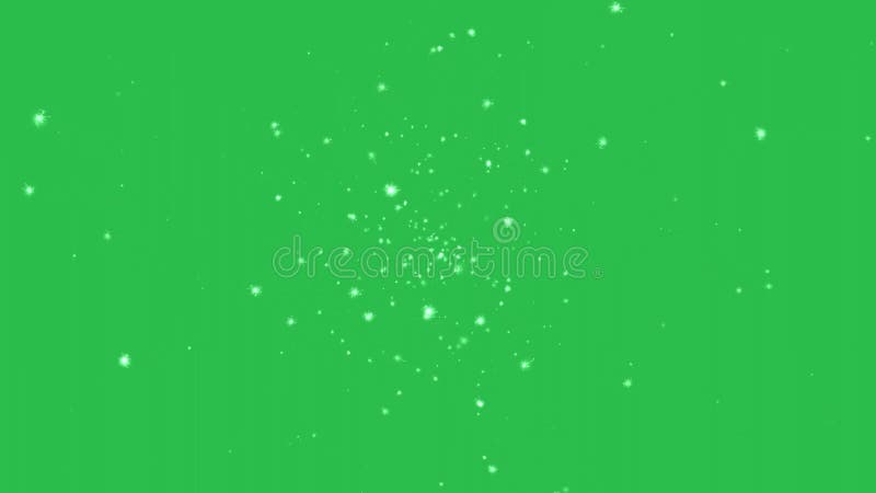 Magical Glitter Particles on Green Screen Background Motion Graphics ...