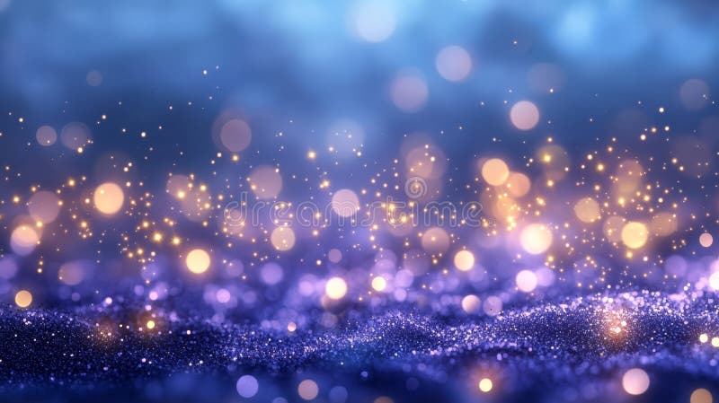 Magical Glittering Lights and Sparkles Background Stock Illustration - Illustration of glitter ...