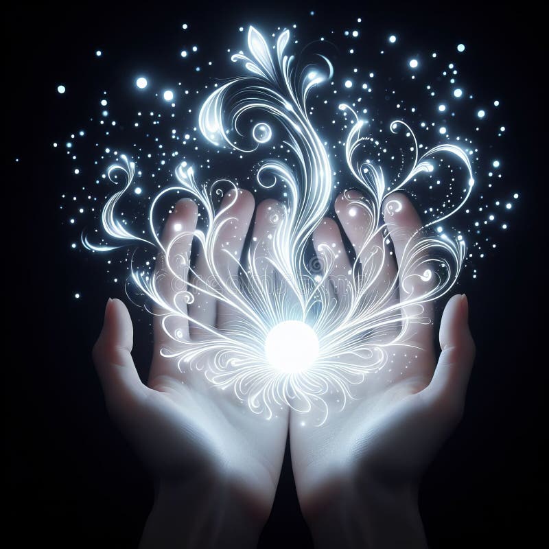 Magical Glow in the Dark Effect a Magical, Glowing Effect that Stock ...