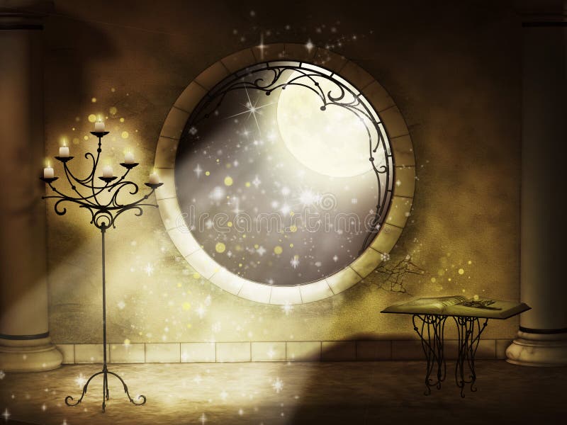 Magical gothic night stock illustration. Illustration of magical - 27338647