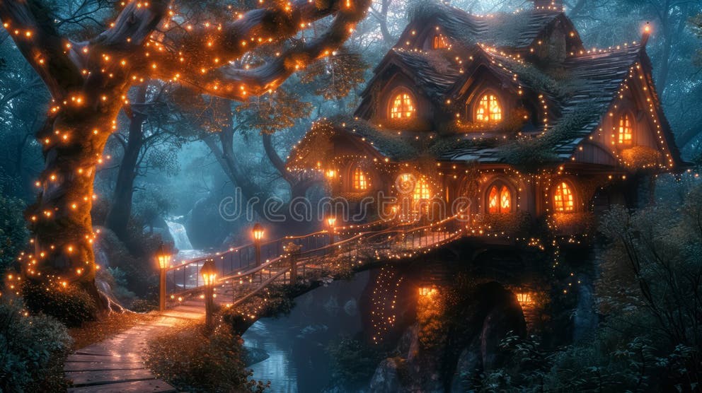 Magical imaginary world stock illustration. Illustration of philosophy ...