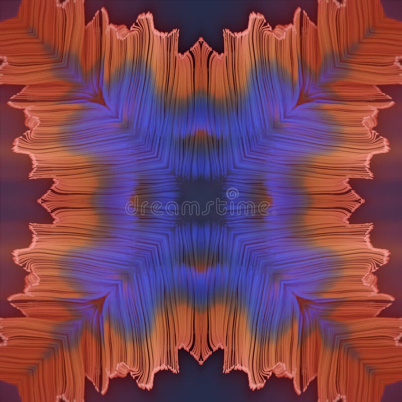 Magical Intertwining Growing Lines. Abstract Symmetric Organic Growing ...