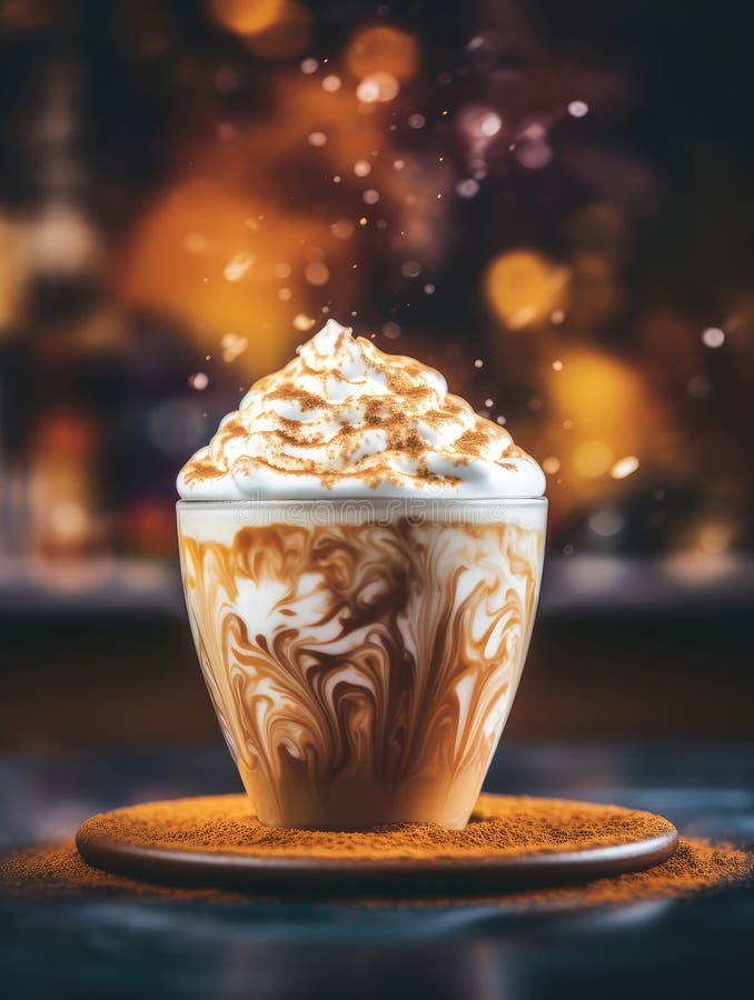 Magical Latte Art Cappuccino Coffee Foam Drink Design Beautiful
