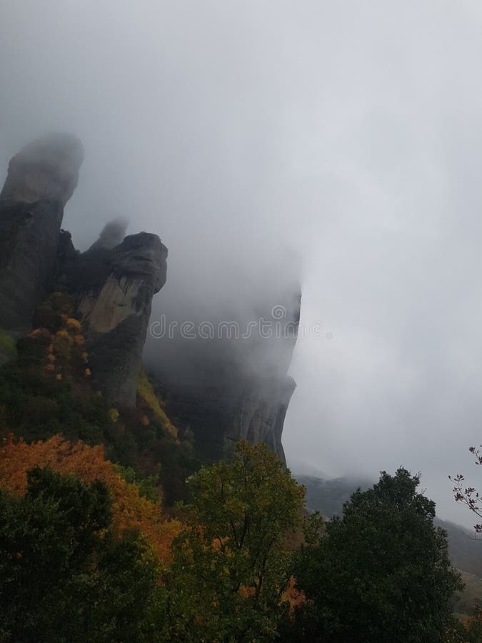 Magical Meteora (5) stock photo. Image of 39aph39, mountain - 295564830