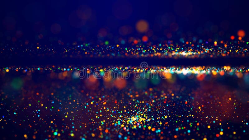 Magical Multicolored Sparkles of Light Form Abstract Simple Spiral ...