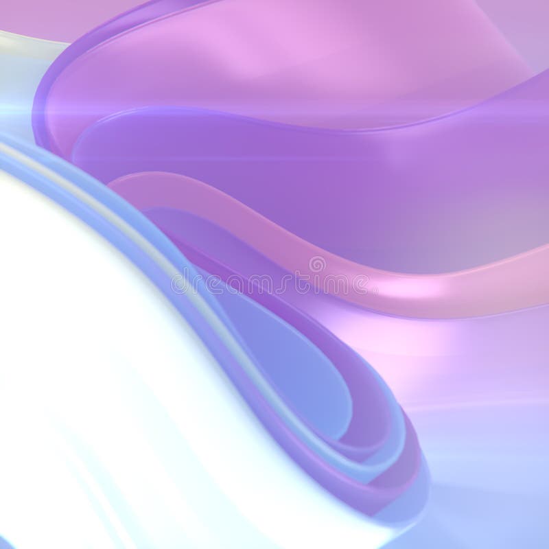 Magical Neon Colored Waves of Fabric in the Wind Abstract Digital ...