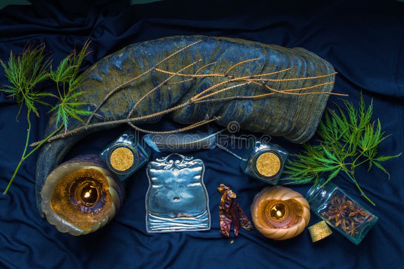 Magical objects stock photo. Image of reflection, occultism - 189460832