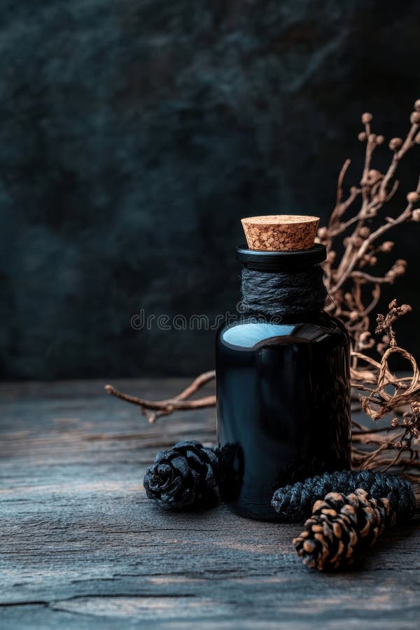 Magical Objects, Variety of Charms and Potions on a Rustic Table with ...