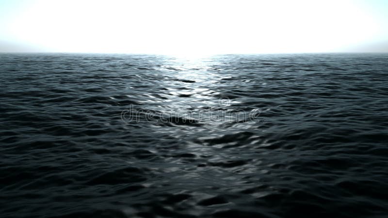 Wonderful Ocean Waves Animation, 4096x2304 Loop 4K Stock Footage ...