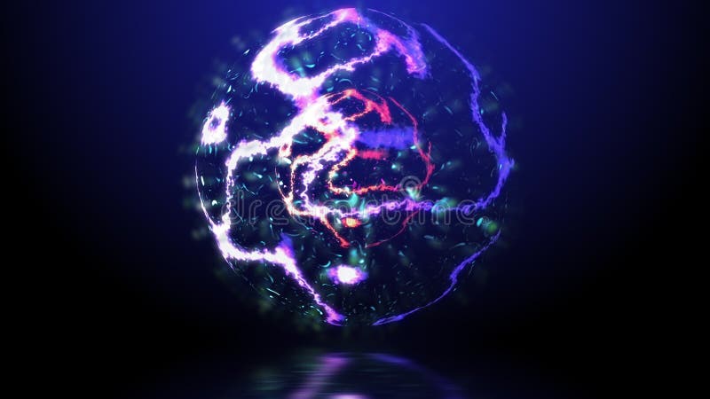 Magical orb animation stock footage. Video of element - 168336272