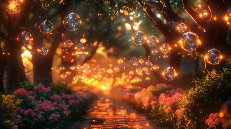 The Magical Path To the Blue Sea Stock Image - Image of blue, calm ...