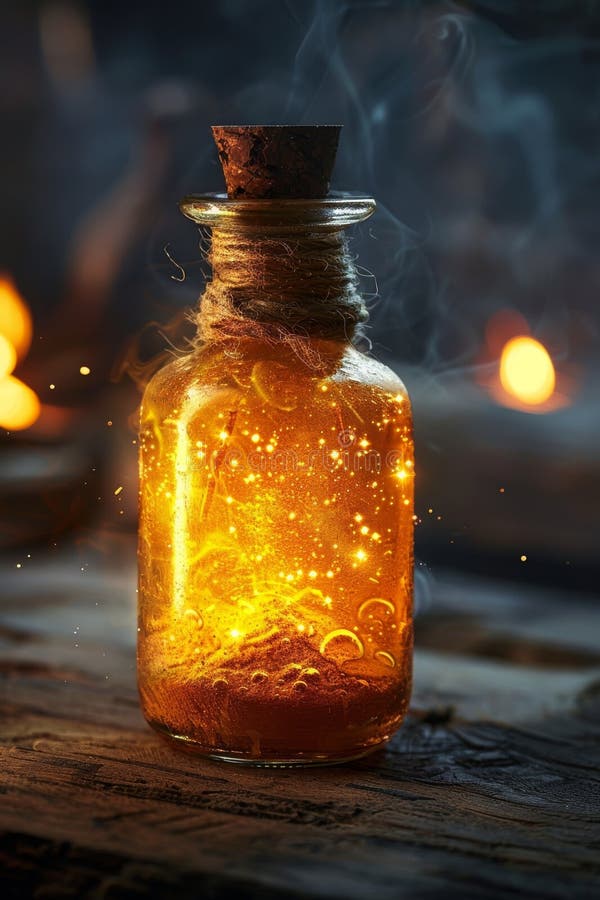 A Magical Potion that Can Cure Any Illness or Injury Stock Illustration ...