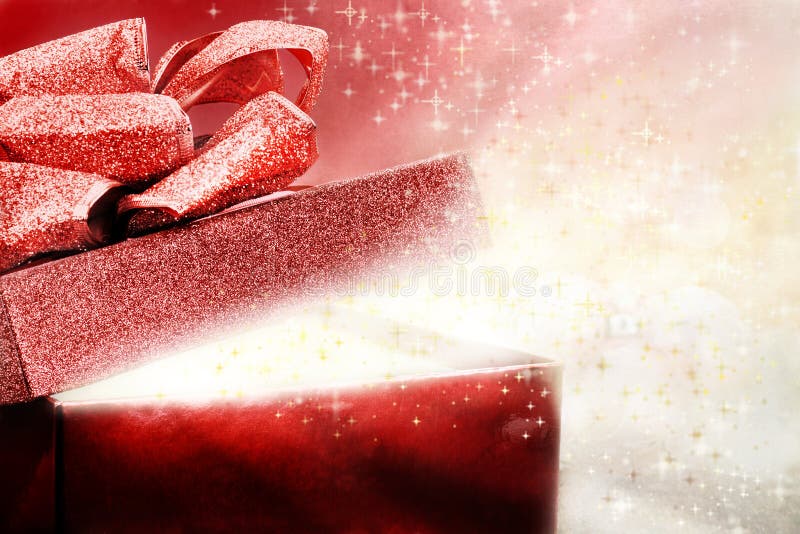 Magical Present stock image. Image of copy, boxes, design - 35299099