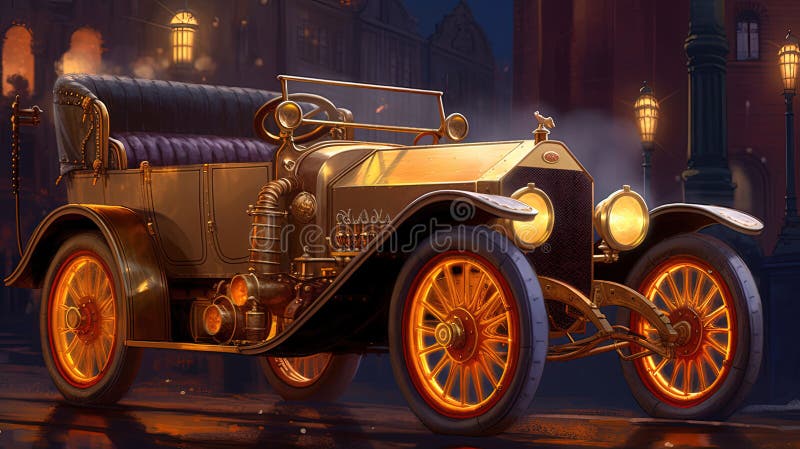 Magical Ride through Fantasy Worlds Stock Illustration - Illustration ...