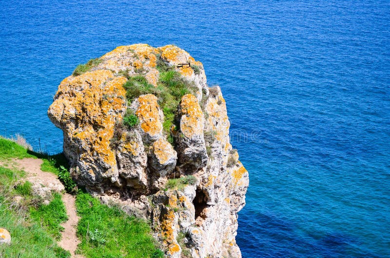 Rock over water stock photo. Image of peace, quiet, bright - 84335086