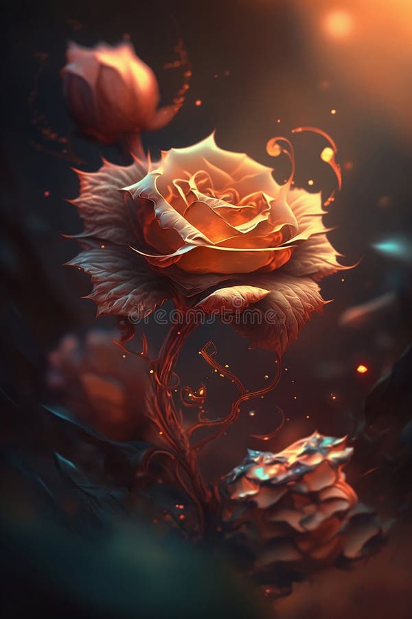 Magical Rose Garden Stock Illustrations – 869 Magical Rose Garden Stock ...