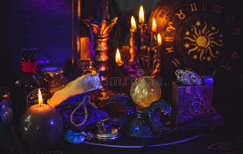 Magical Cards, Old Magic Concept, Spells and Prediction Stock Image ...