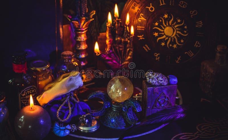 Magical Cards, Old Magic Concept, Spells and Prediction Stock Photo ...