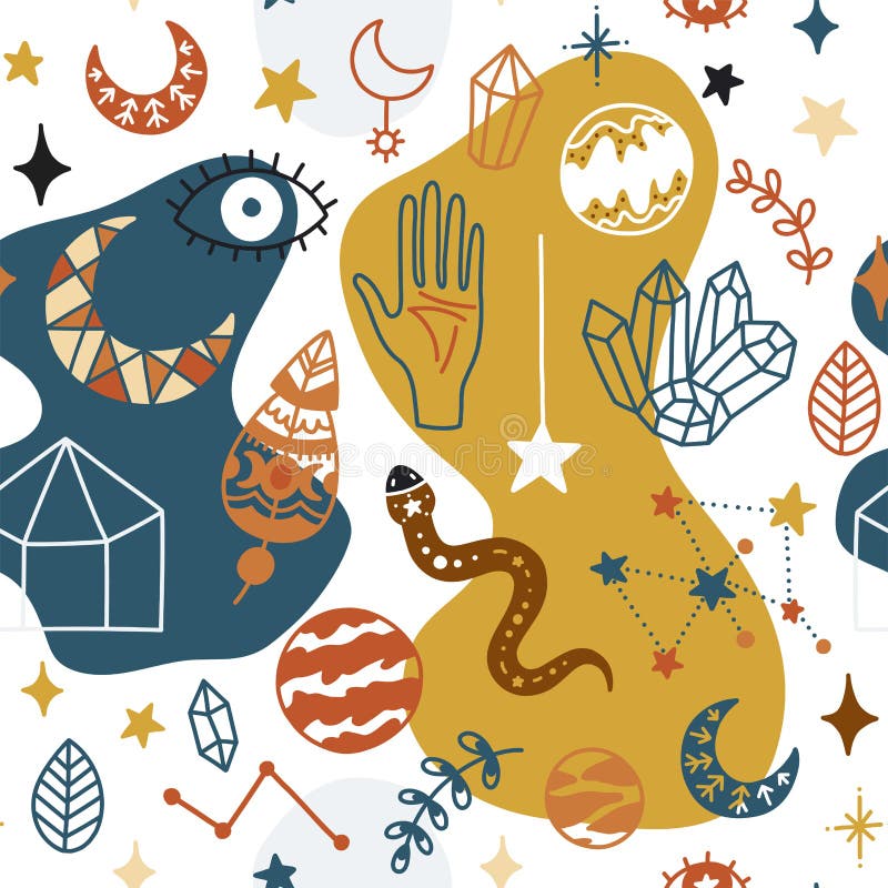 Mystic Line Drawing Items Stock Illustrations – 78 Mystic Line Drawing ...