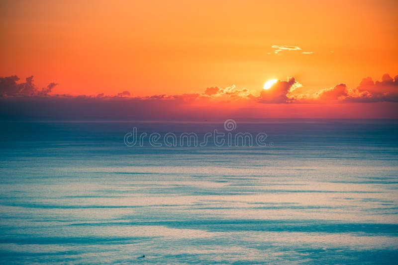 A Magical Seascape with Bright Colors Stock Photo - Image of russia ...