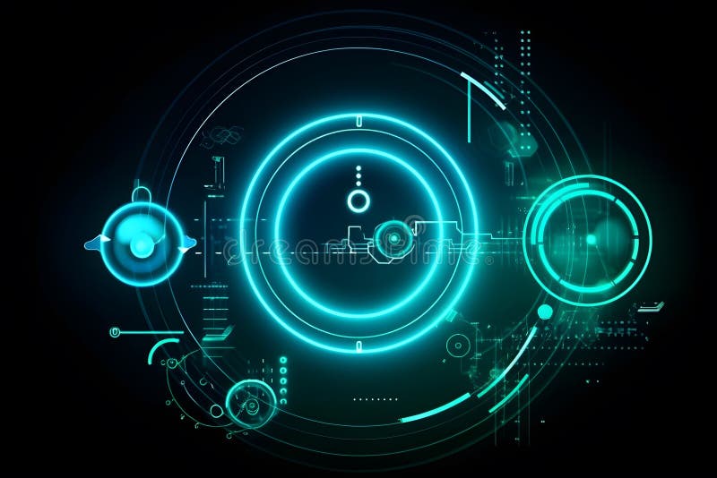 Magical Sound Wave Symbol. Neural Network AI Generated Stock Photo ...