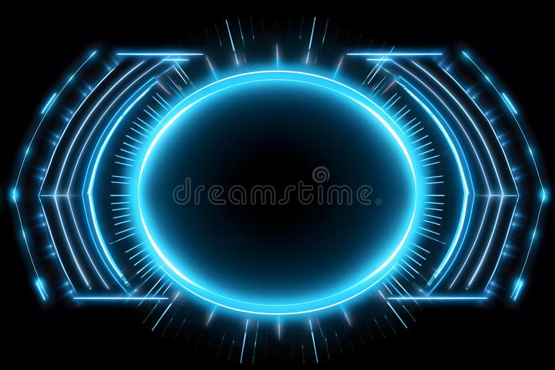 Magical Sound Wave Symbol. Neural Network AI Generated Stock Image ...