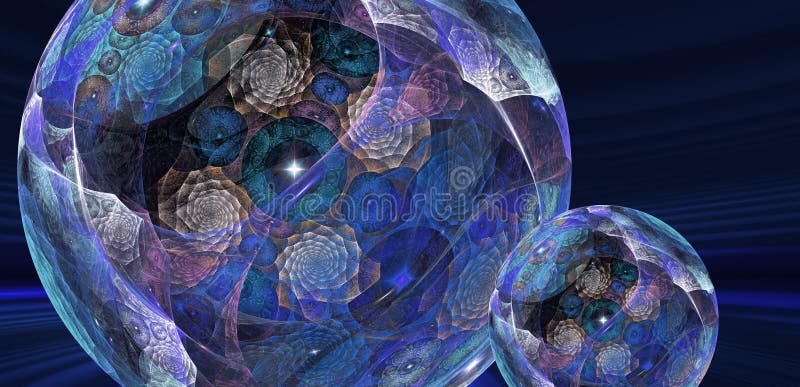 Magical spheres stock illustration. Illustration of orbs - 7493650