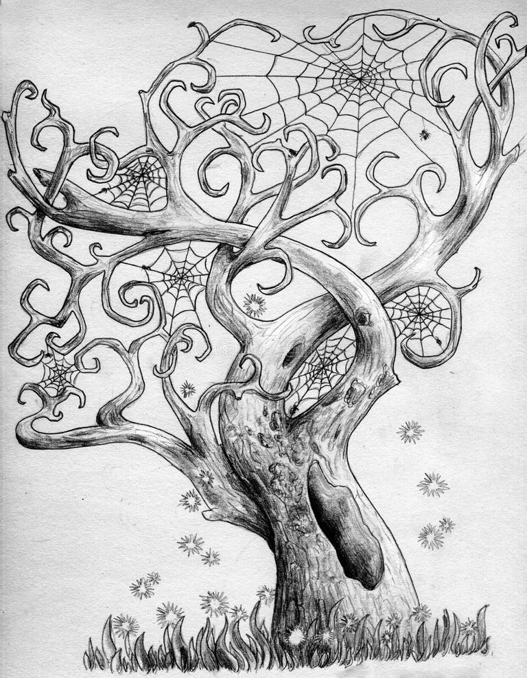 Tree Curved Leaf Stock Illustrations – 8,539 Tree Curved Leaf Stock ...