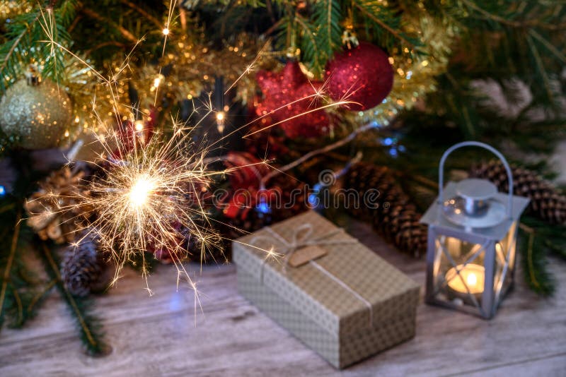 Magical Spirit of Christmas Stock Image - Image of decorative, home ...