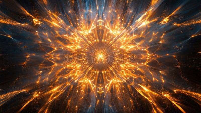 Magical Star Dust Sparks Light Effect in Explosion. by Generative Ai ...