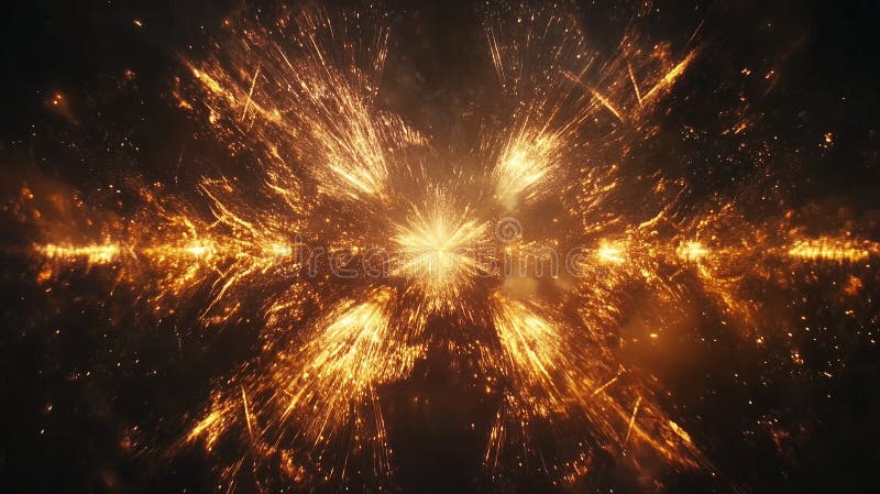 Magical Star Dust Sparks Light Effect in Explosion. by Generative Ai ...