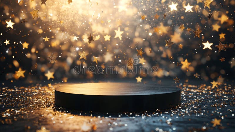 Magical Starry Backdrop with Shimmering Effects for Performances and ...