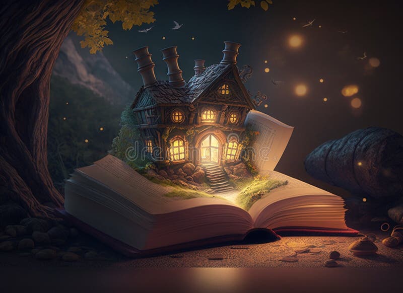 Magical Storybook Illustration 库存例证 - 插画 包括有 庭院, 森林: 273478712