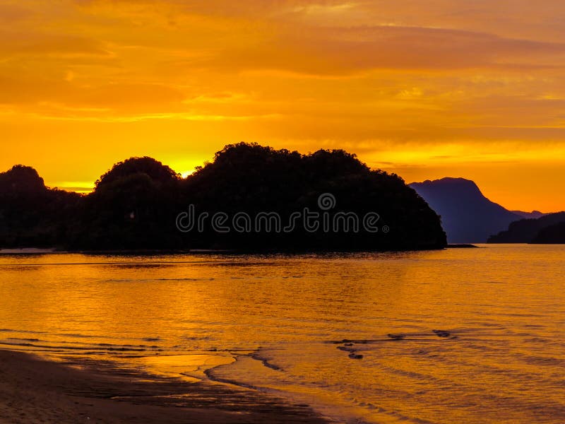 Magical sunset stock photo. Image of magnificent, impressive - 71735010