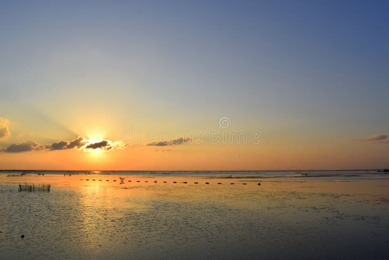 Magical sunset stock image. Image of relax, evening - 173247459