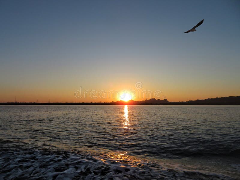 Magical sunset view. stock photo. Image of ocean, saint - 159903658