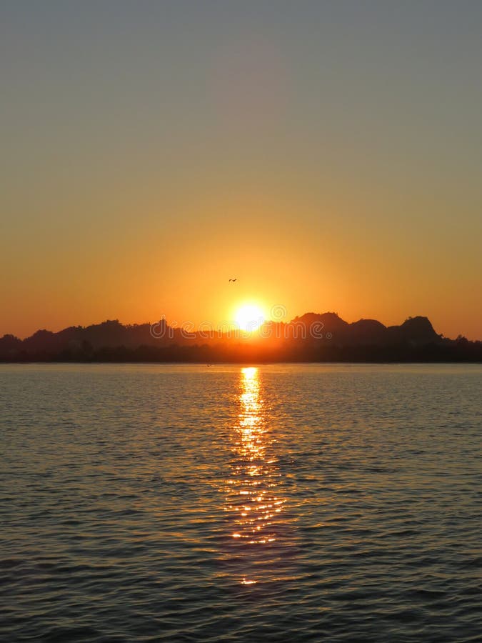 Magical sunset view. stock photo. Image of ocean, saint - 159903658