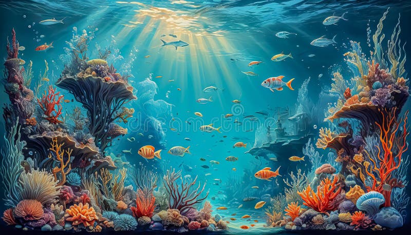 A Magical Tale of Tropical Fish Close-up Stock Image - Image of success ...
