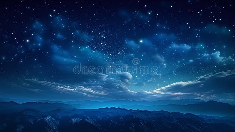 The Magical Texture of Space with Endless Stars and Shining Clouds ...