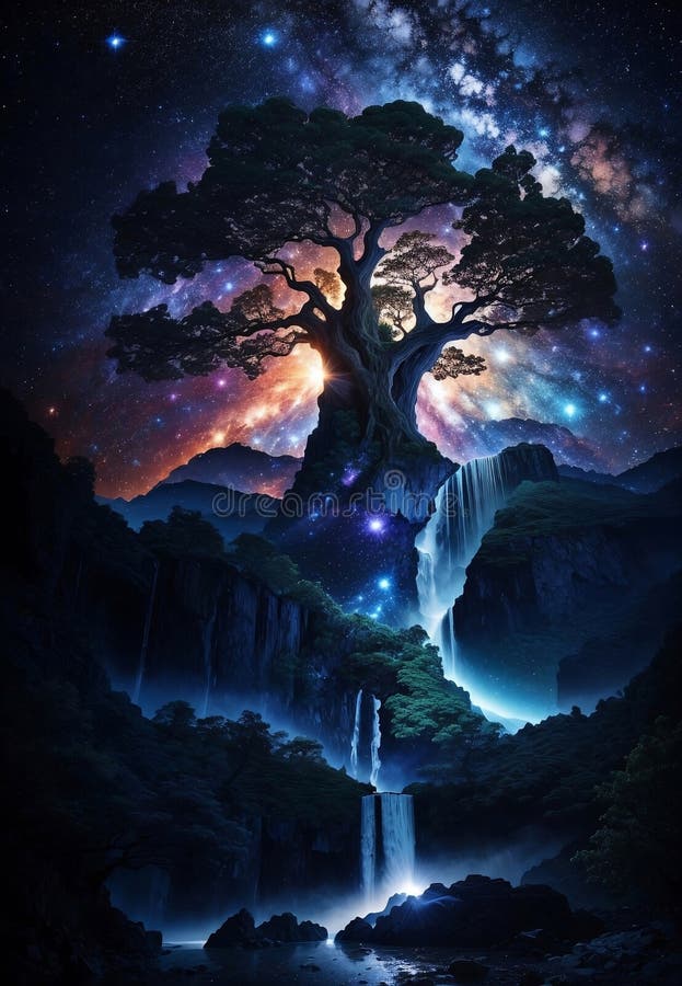 A Magical Outer Space-themed Childrens Room with Planet Murals3 Stock ...