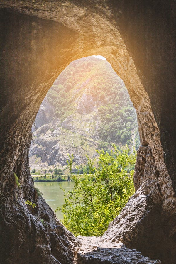 Magical View through a Cages Window. Beautiful Wallpaper Stock Image ...
