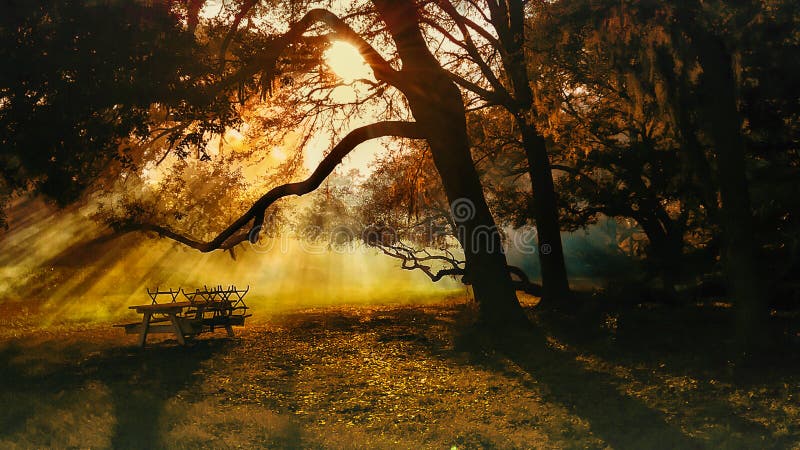 Magical view stock photo. Image of sunsun, rendering - 102423904