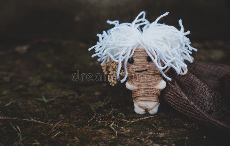 Magical Voodoo Doll, Esoteric and Magic Concept Stock Photo - Image of ...